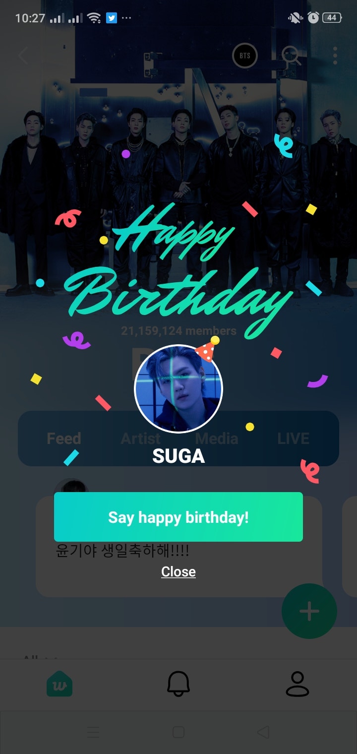 BTS Community Post - HAPPY BIRTHDAY MAHAL KITA 🎂🥳