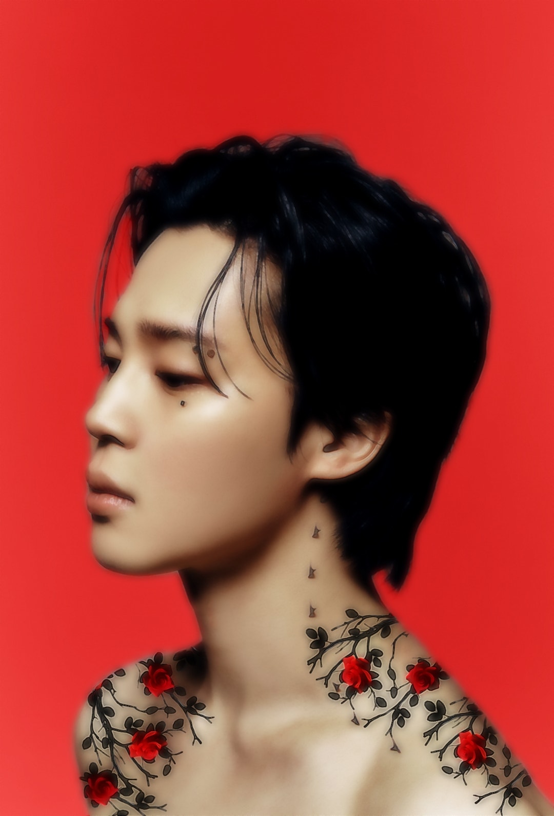 BTS Community Posts - #My_favorite_FACE_of_jimin In a garden of roses ...