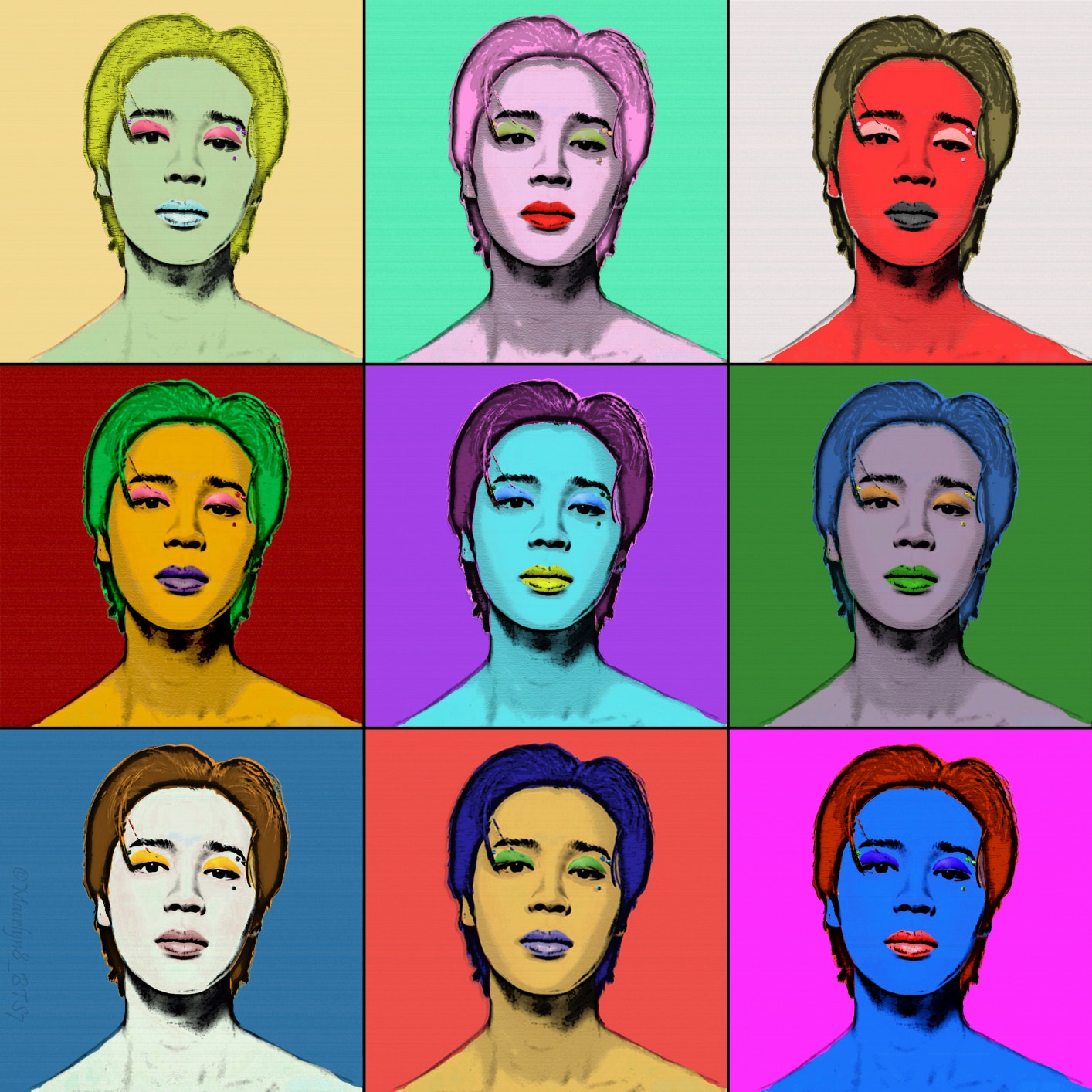 BTS Community Post - No matter what face Jimin shows – bright or dark ...