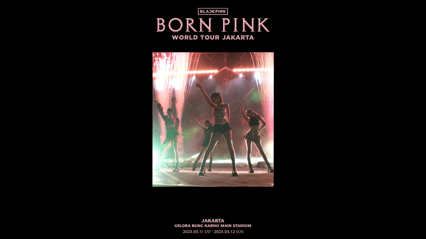 Weverse BLACKPINK Media - BLACKPINK WORLD TOUR [BORN PINK] JAKARTA HIGHLIGHT CLIP
