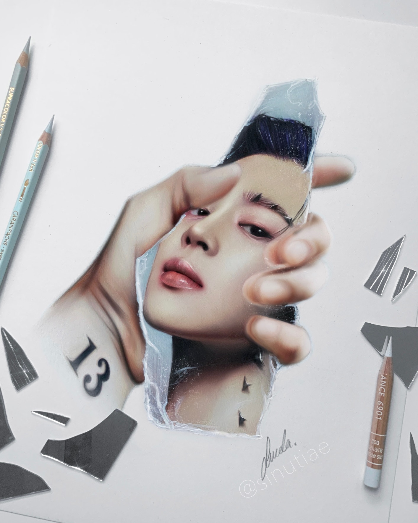 BTS Community Posts - #My_favorite_FACE_of_Jimin here is my drawing for ...