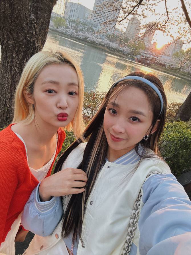 Secret Number Publicaciónes Comunitarios 퇴근하자마자 해 딱 지기 전 벚꽃 구경 💓 Dita
