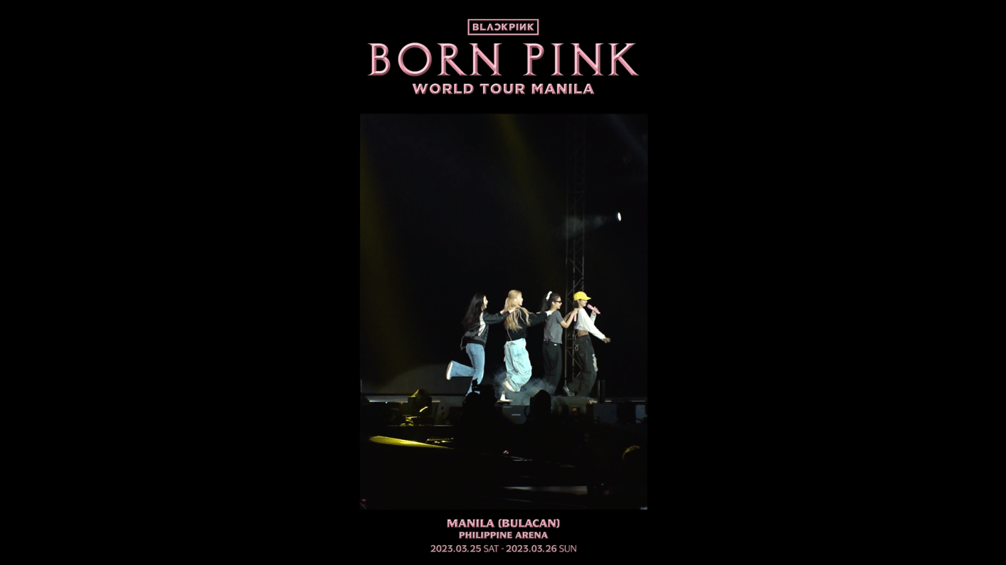 Weverse BLACKPINK Media - BLACKPINK WORLD TOUR [BORN PINK] MANILA ...