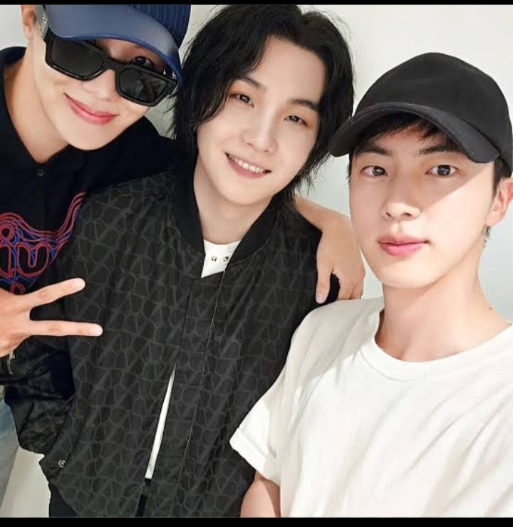 BTS Community Post - I was already missing Jin oppa and J-Hope oppa. And now Yoongi oppa went to ...