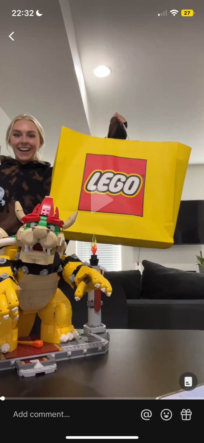 BTS Community Post - Saw this influencer building legos on tiktok and ...