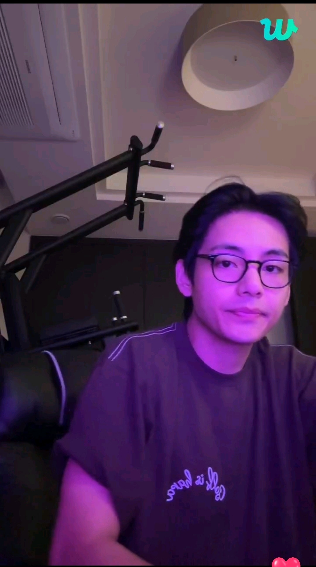 BTS Community Post - Thank you Tae for the live 💜 Your hair are ...