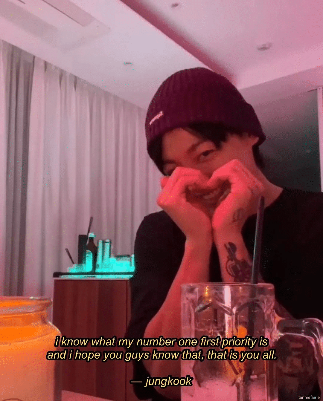 BTS Community Post - 🐰"i love you" i probably love you more. i think i love ARMYs more.