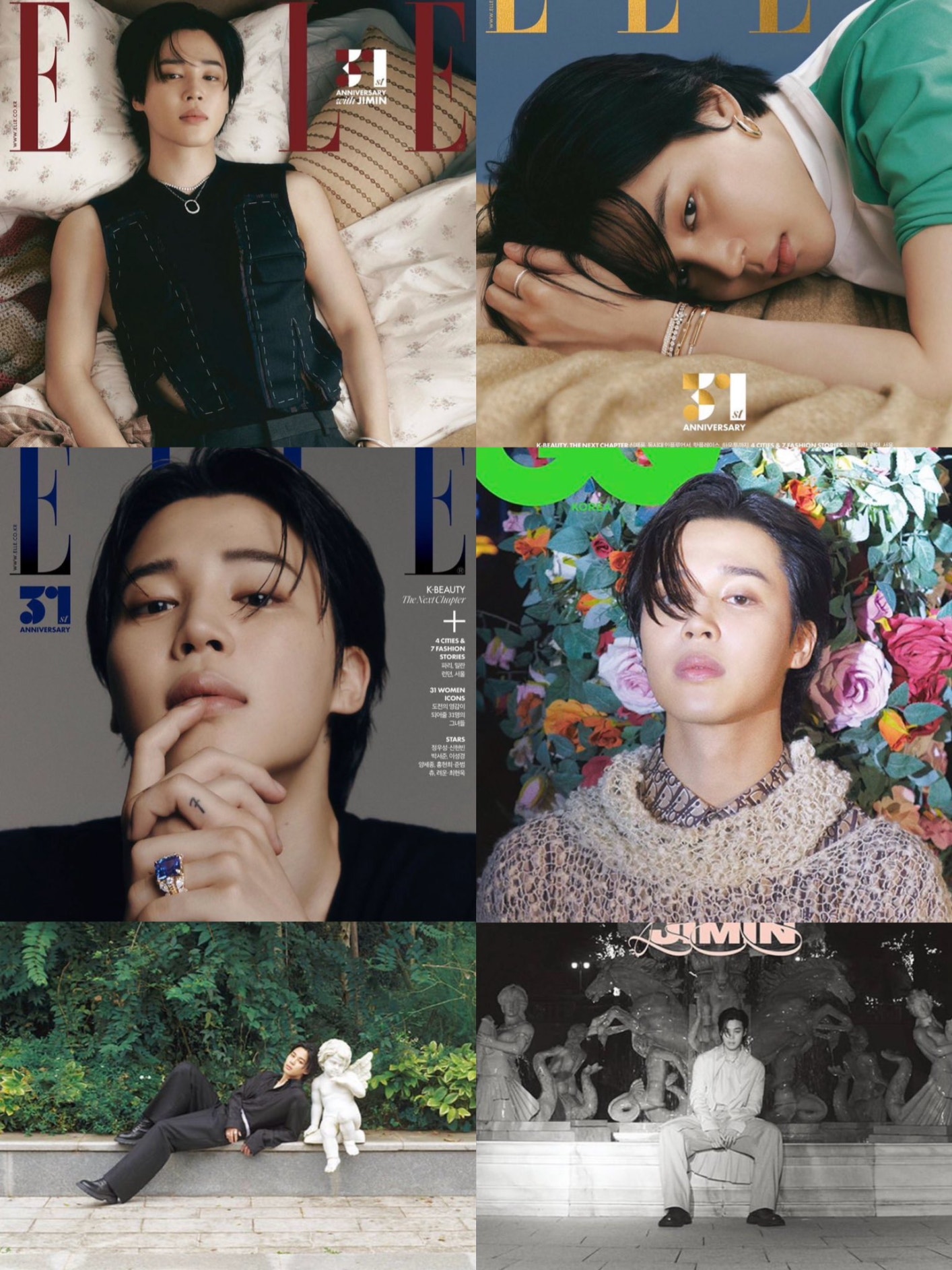 BTS Community Post - JIMIN X ELLE KOREA JIMIN X GQ KOREA