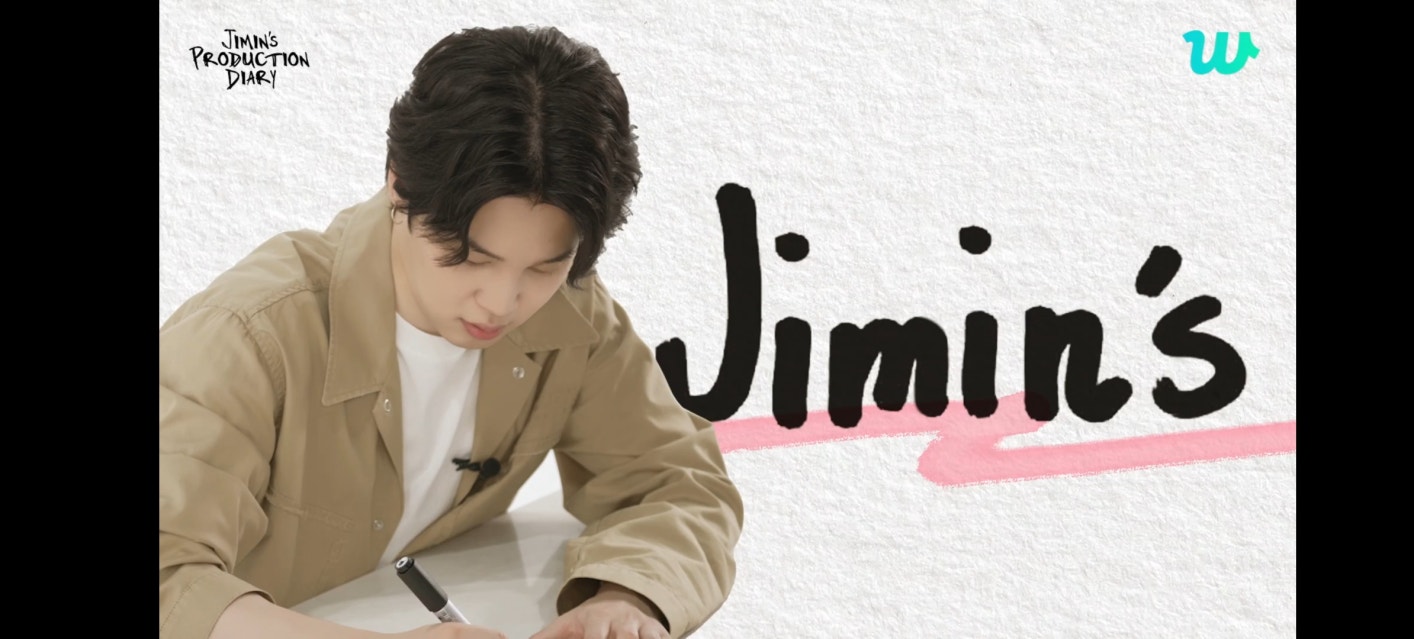 BTS Community Post - Jimin and his handwriting 👍👍🫶🫶🤗🤗😘😘😘 #jimin # ...