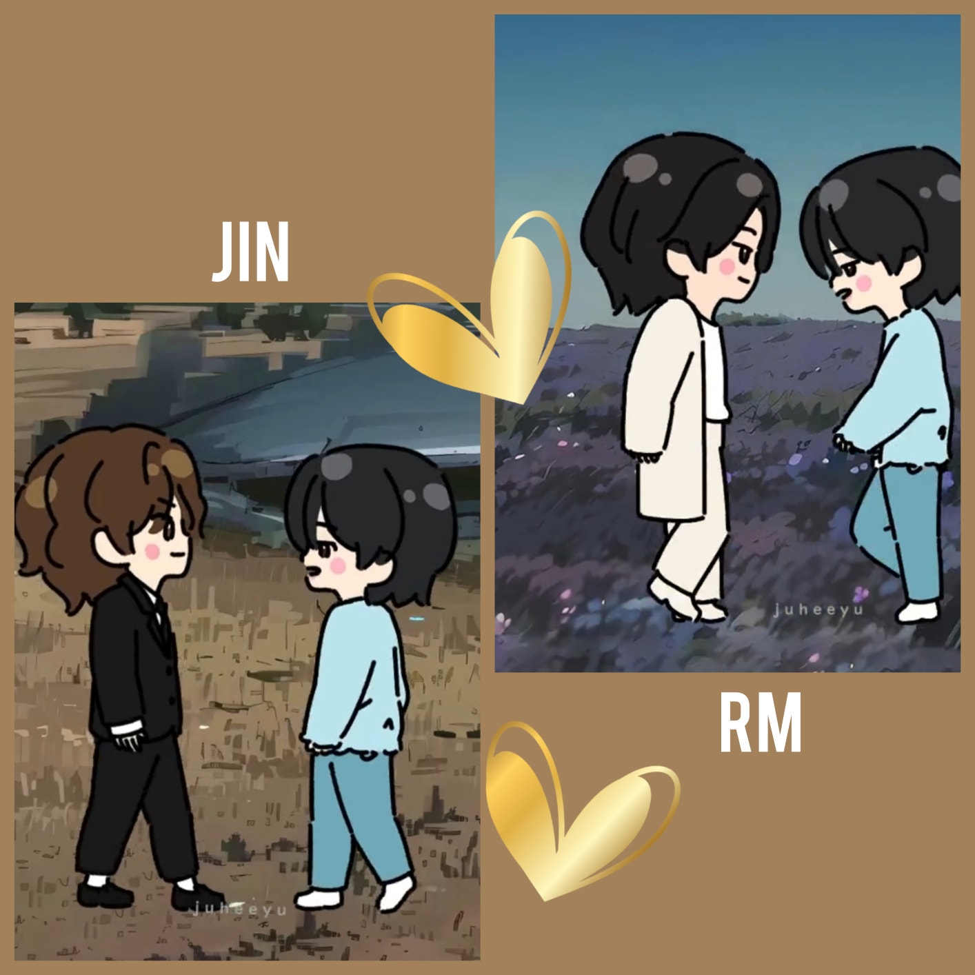 BTS Community Posts - I love this animation a loving ARMY made of Jimin ...