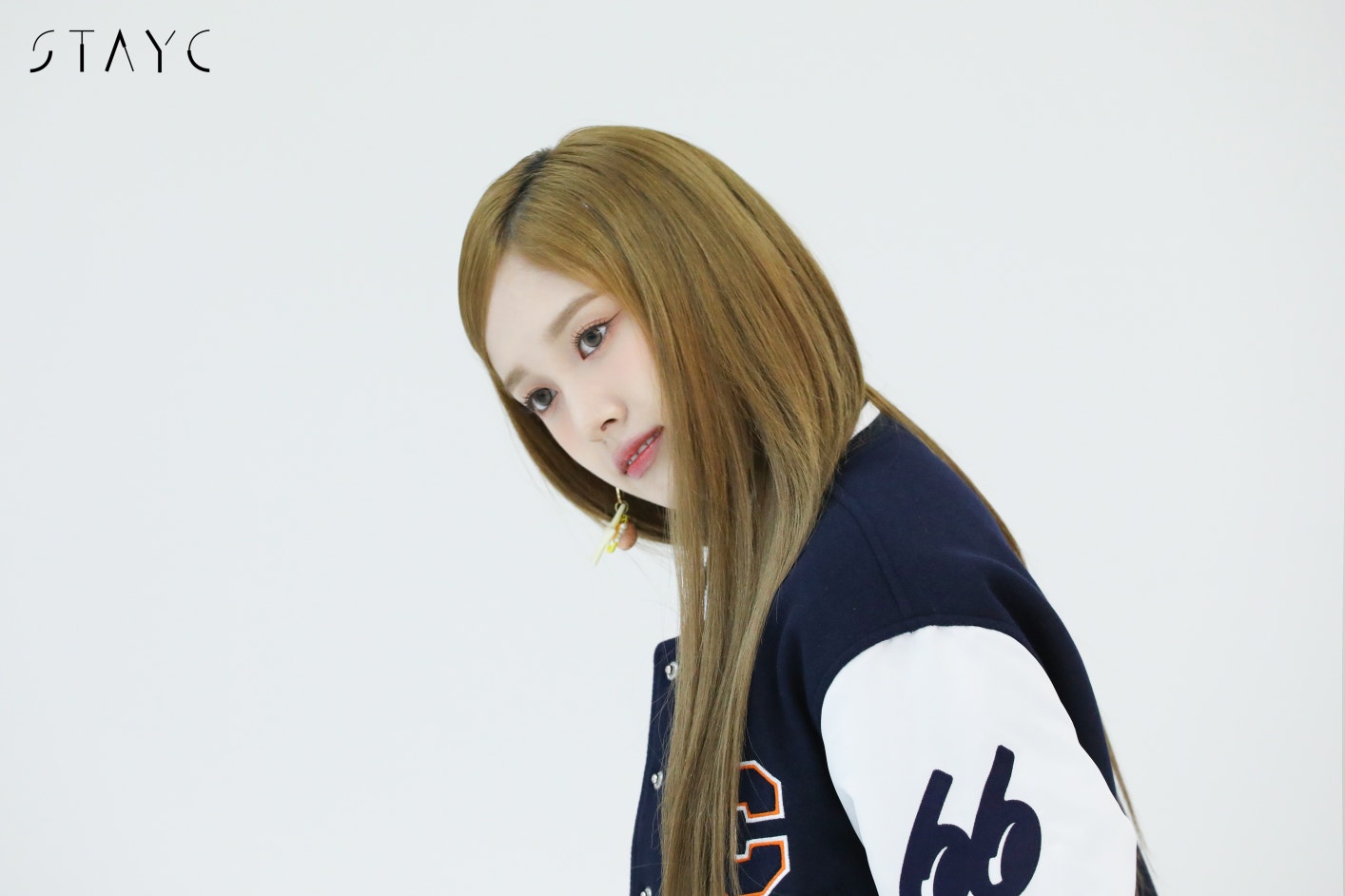 STAYC ･• STAYC 1ST WORLD TOUR [TEENFRESH] Poster Photo Behind