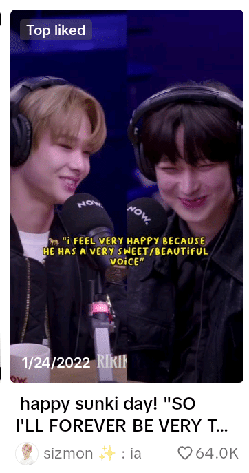 ENHYPEN Community Posts - SUNKI DAY는 결코 잊혀지지 않았습니다. SUNKI DAY ON TIKTOK ...