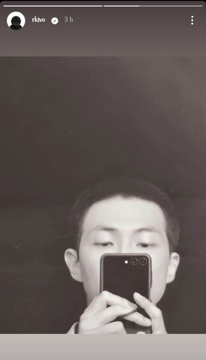 BTS Community Post - Namjoon update insta story