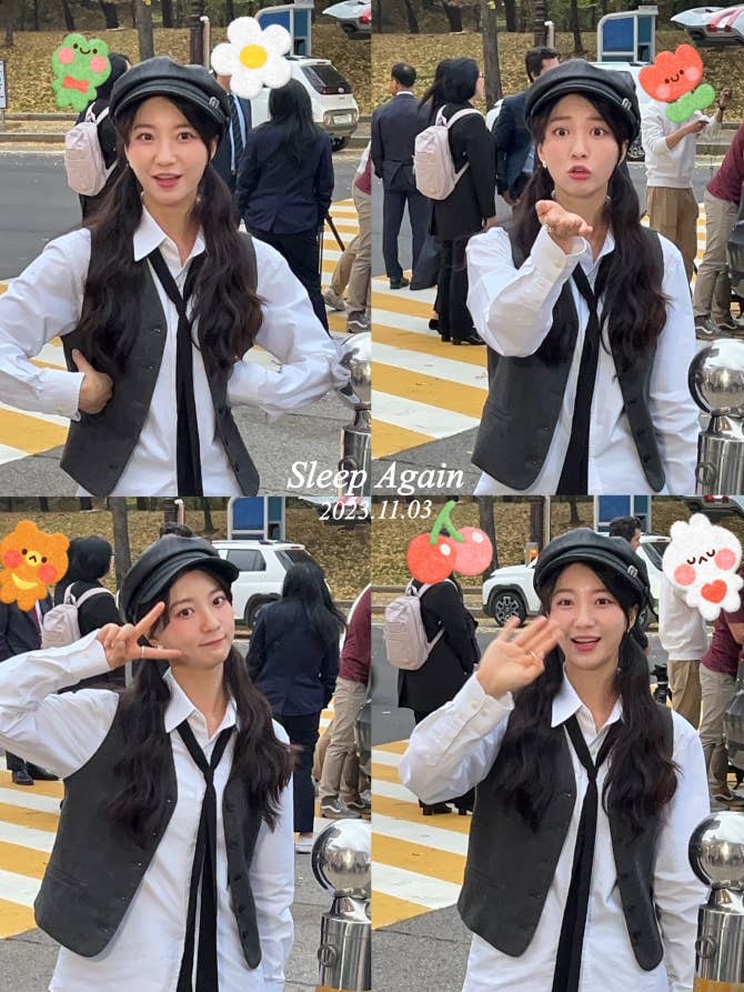 Oh My Girl Community Posts 기적을 노래하는 내 가수의 시간💙🌹 사랑하는 유빈시💜 오늘 배유빈 최강