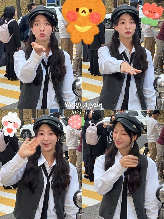 Oh My Girl Community Posts 기적을 노래하는 내 가수의 시간💙🌹 사랑하는 유빈시💜 오늘 배유빈 최강