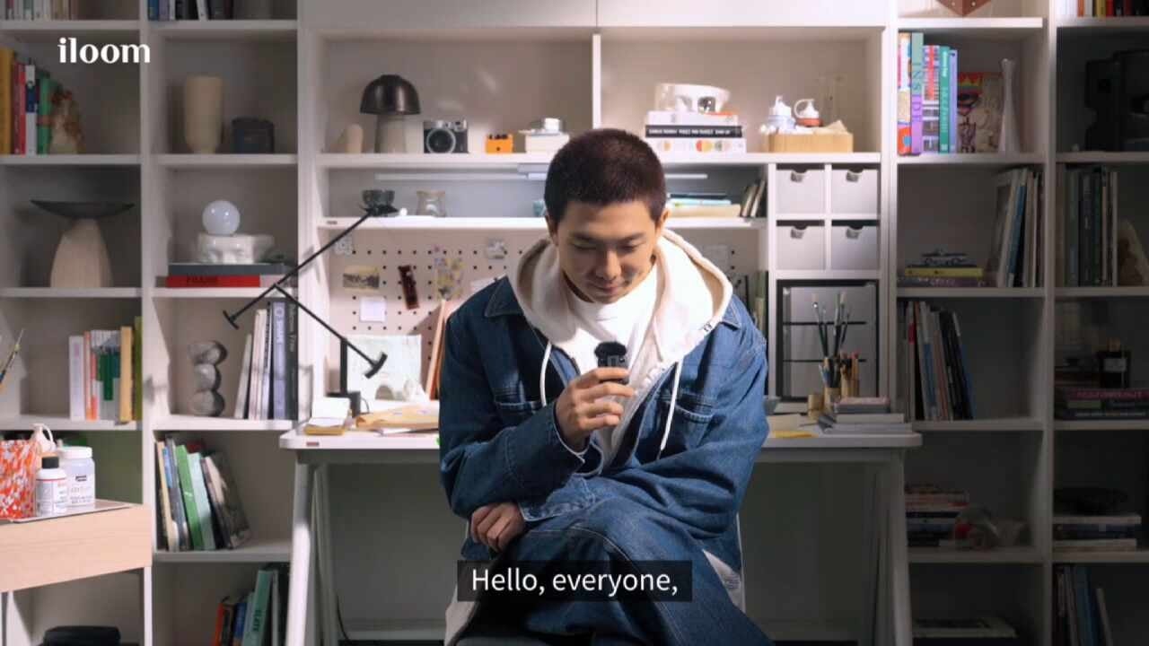 BTS Community Post - [📺 YOUTUBE] [iloom x BTS #RM] Sketch & Greetings for the commercial shoot ...