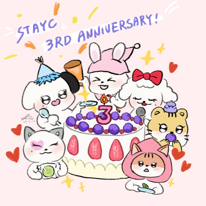 Stayc Community Post For Stayc💕💕 저는 대만에서 온 스윗입니다 나는 스테이씨를 좋아한지 1년이