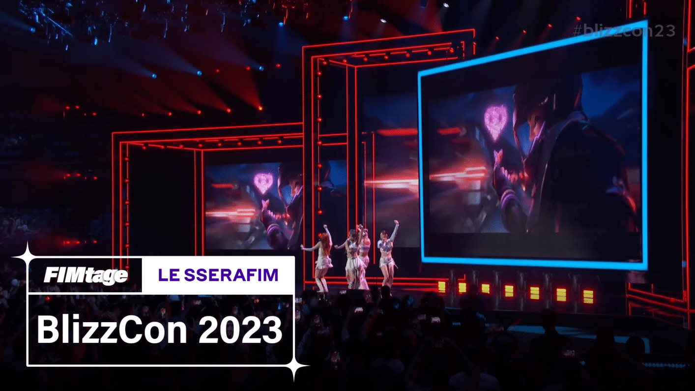 Weverse LE SSERAFIM Media - 'Perfect Night' Stage Cam @ BlizzCon 2023