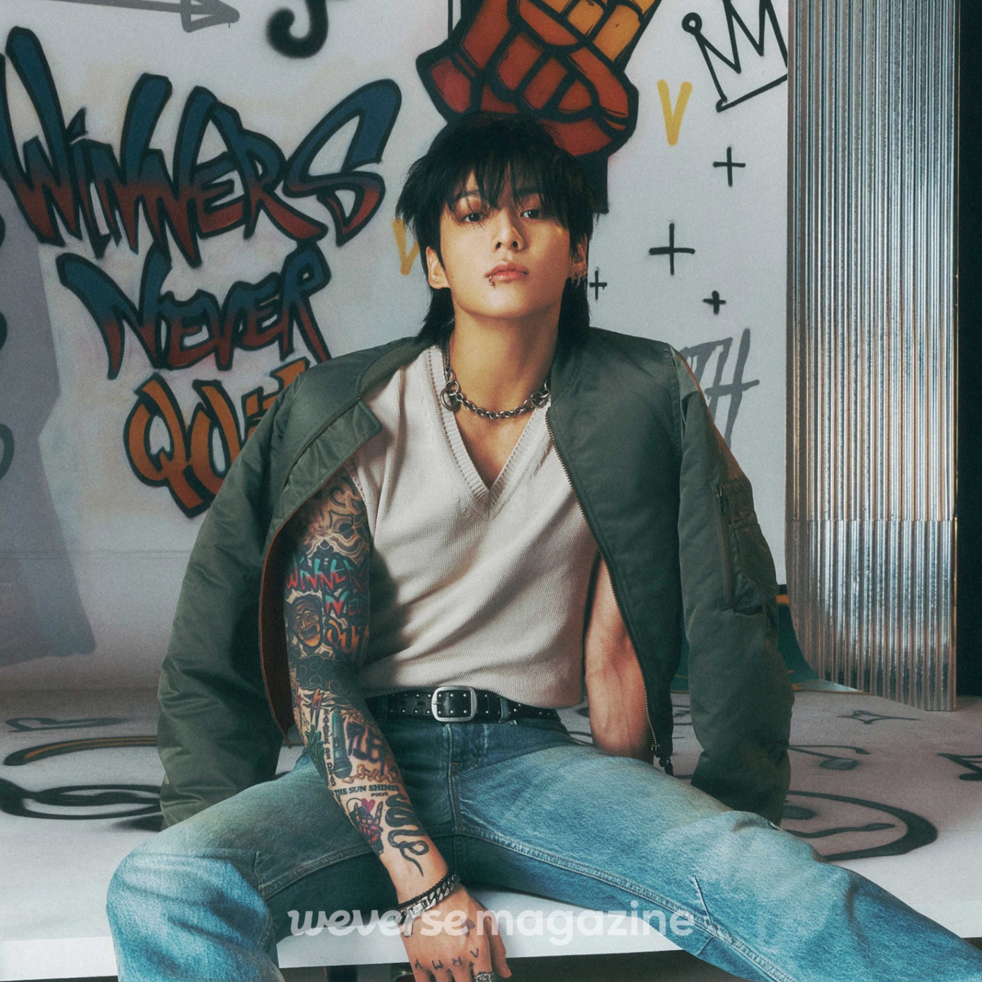 Weverse BTS Image - [Magazine] Jung Kook strikes gold on his first try