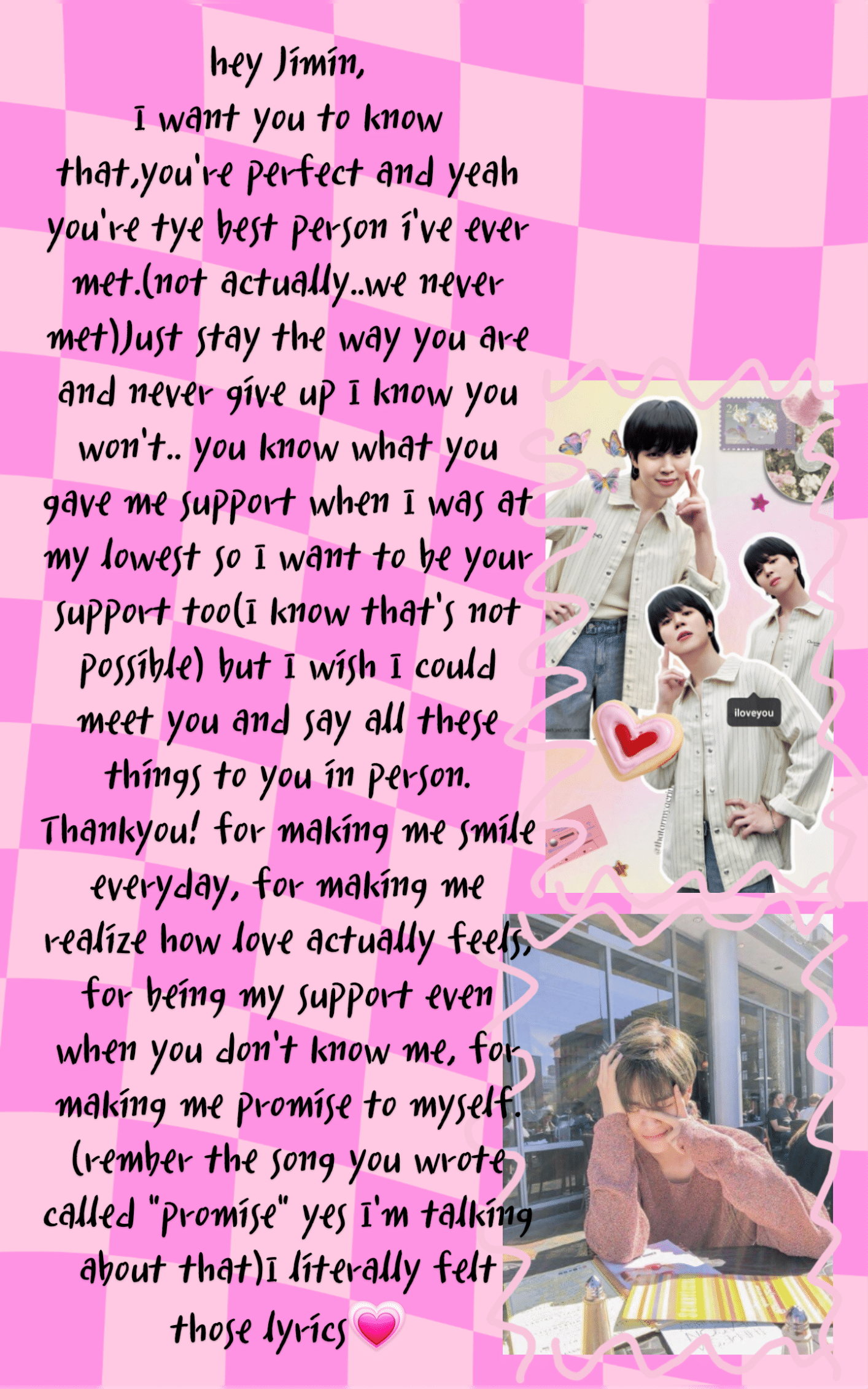 BTS Weverse Fan Letter