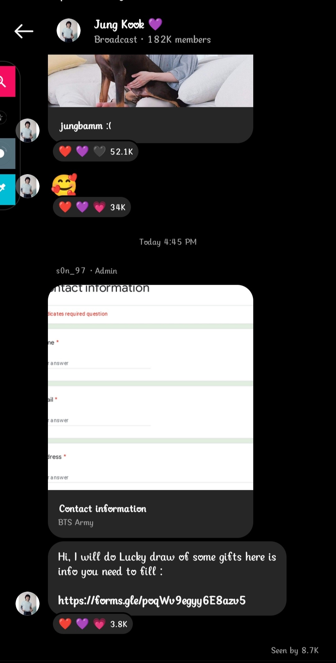 BTS Community Posts - 🚨 EMERGENCY 🚨 🛑🛑 ATTENTION ARMY🛑🛑 Someone in Instagram is pretending to be ...