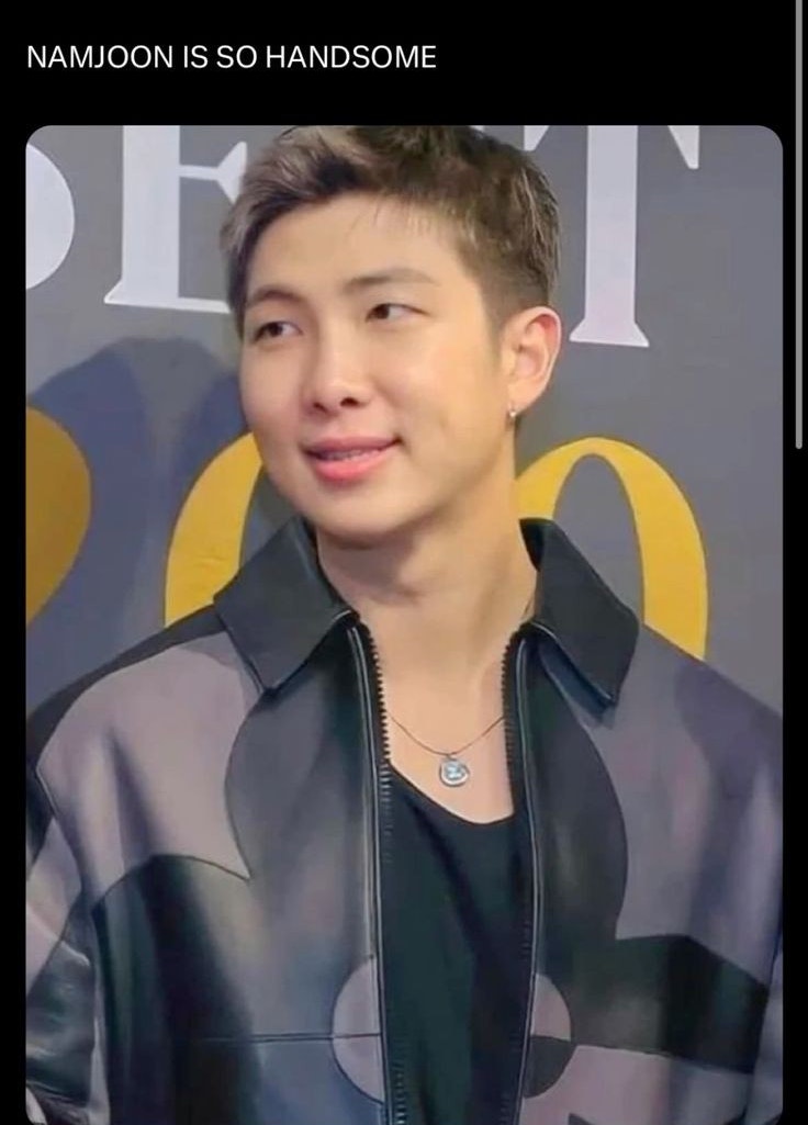 BTS Community Posts - Uriii handsome namjaa😍... Aka RM The Leader 💫💜 # ...