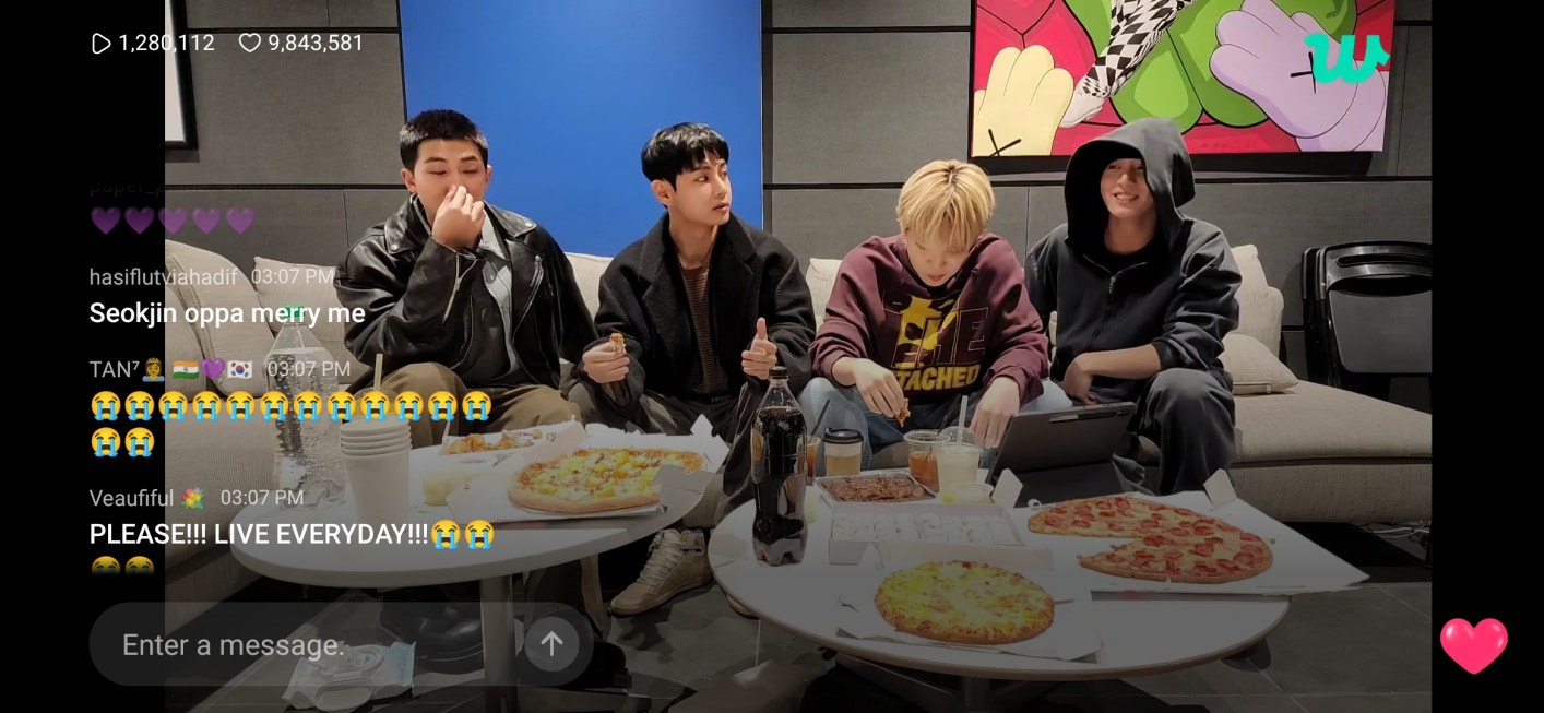 BTS Community Post - BTS live I love you so much 💜💜💜💜💜💜 see you in 2025 Army waiting for you BTS ...