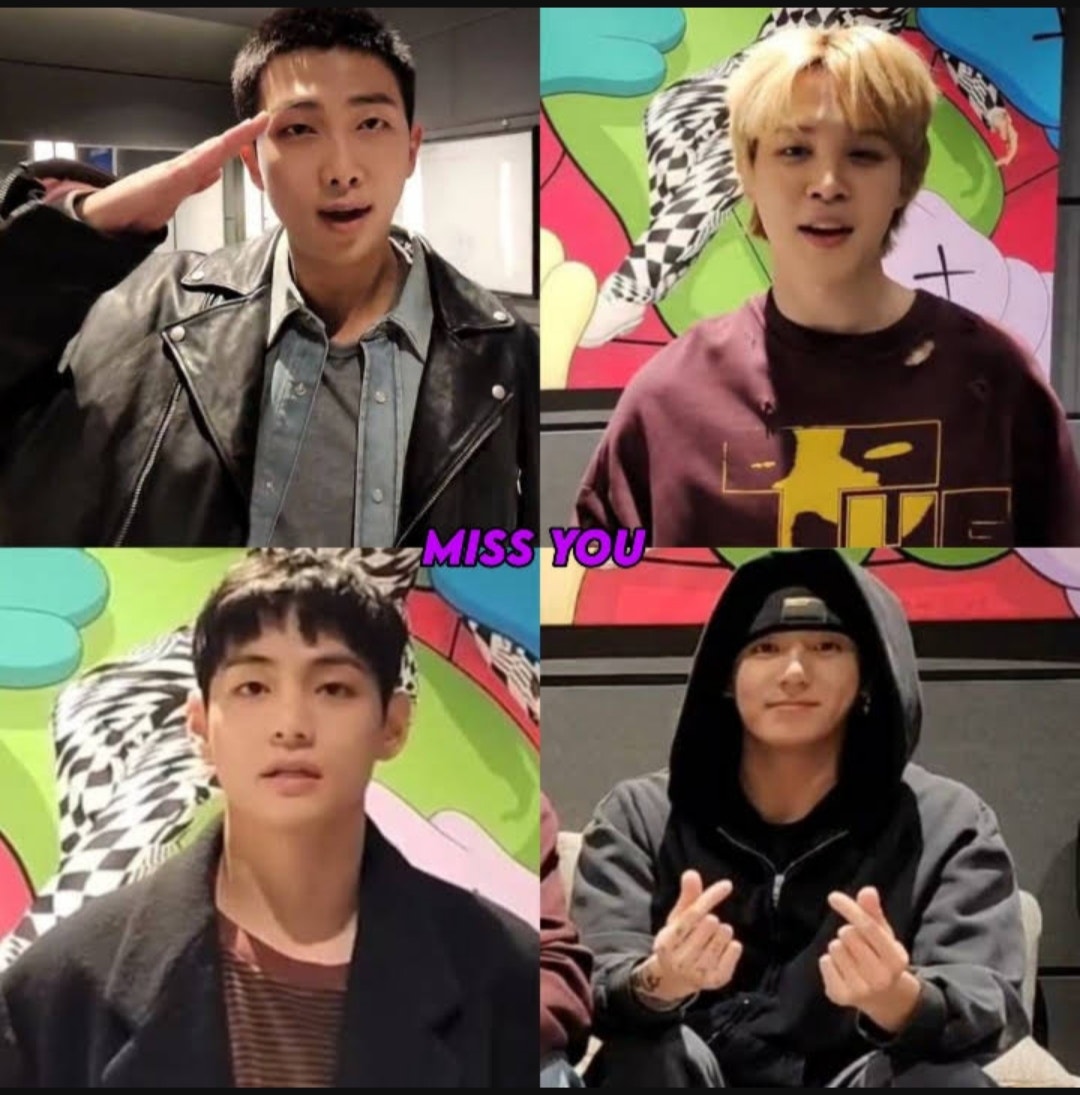 BTS Community Posts - We Miss you lot our shine BTS members please you stay safe healthy and ...