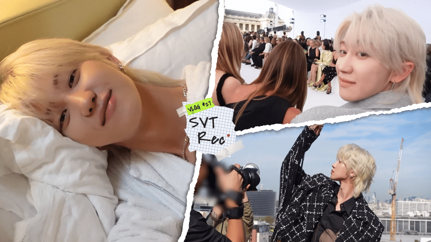 Weverse SEVENTEEN Media - [SVT Record] 에잇이의 파리 패션위크 Vlog | 백금발 요정 등장 ...