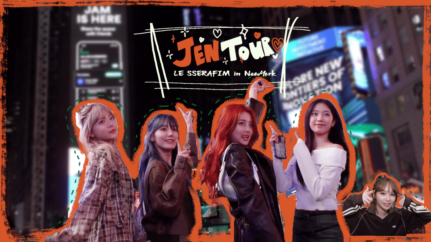 Weverse LE SSERAFIM Media - [JEN TOUR] Part.1🧡 | LE SSERAFIM in New York🇺🇸