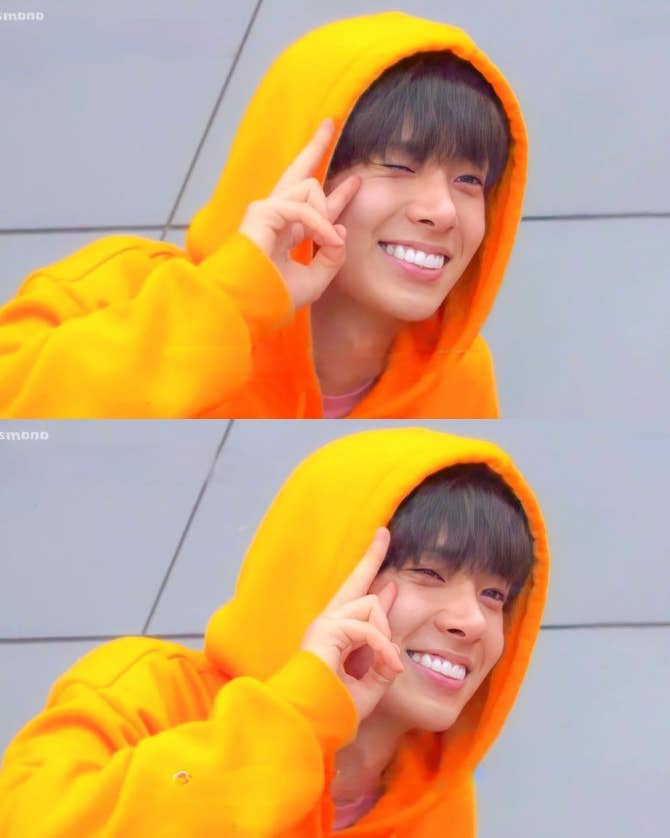 ENHYPEN Community Post - DAY 9 Heeseung Aegyo🦌🩷🤭 heeseung lemme tell ...