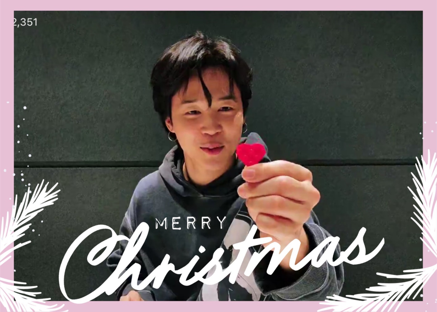 Bts Community Posts 지민시♥️ 🤍🎄메리 크리스마스🎄🤍 지민씨 몸조심하시고 좋은 하루 보내세요🤍 오늘도 너무