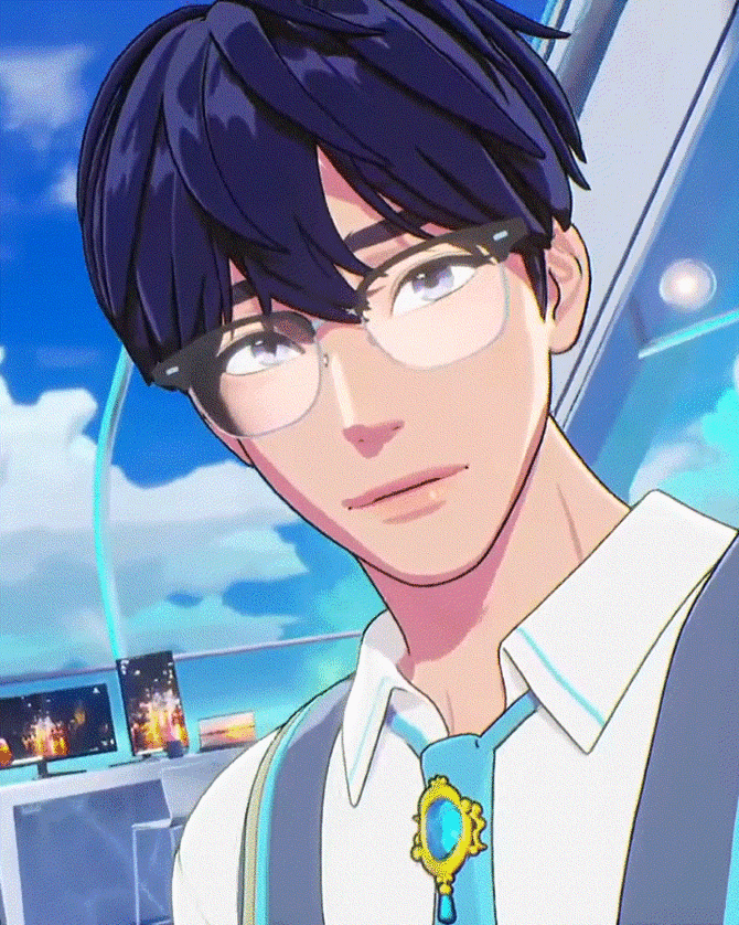 PLAVE Community Post - #PLAVE_LOVE_MOMENT 반무테 안경 쓴 남예준 지이이인짜 잘생겼어어 😵‍💫💙💙