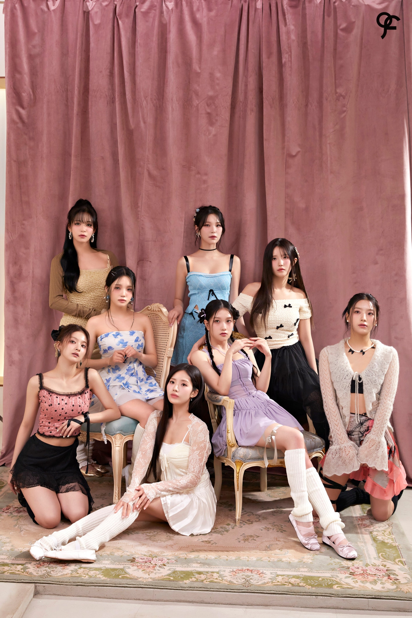 Weverse fromis_9 Image - 2024 SEASON'S GREETINGS Behind Photo Sketch 2