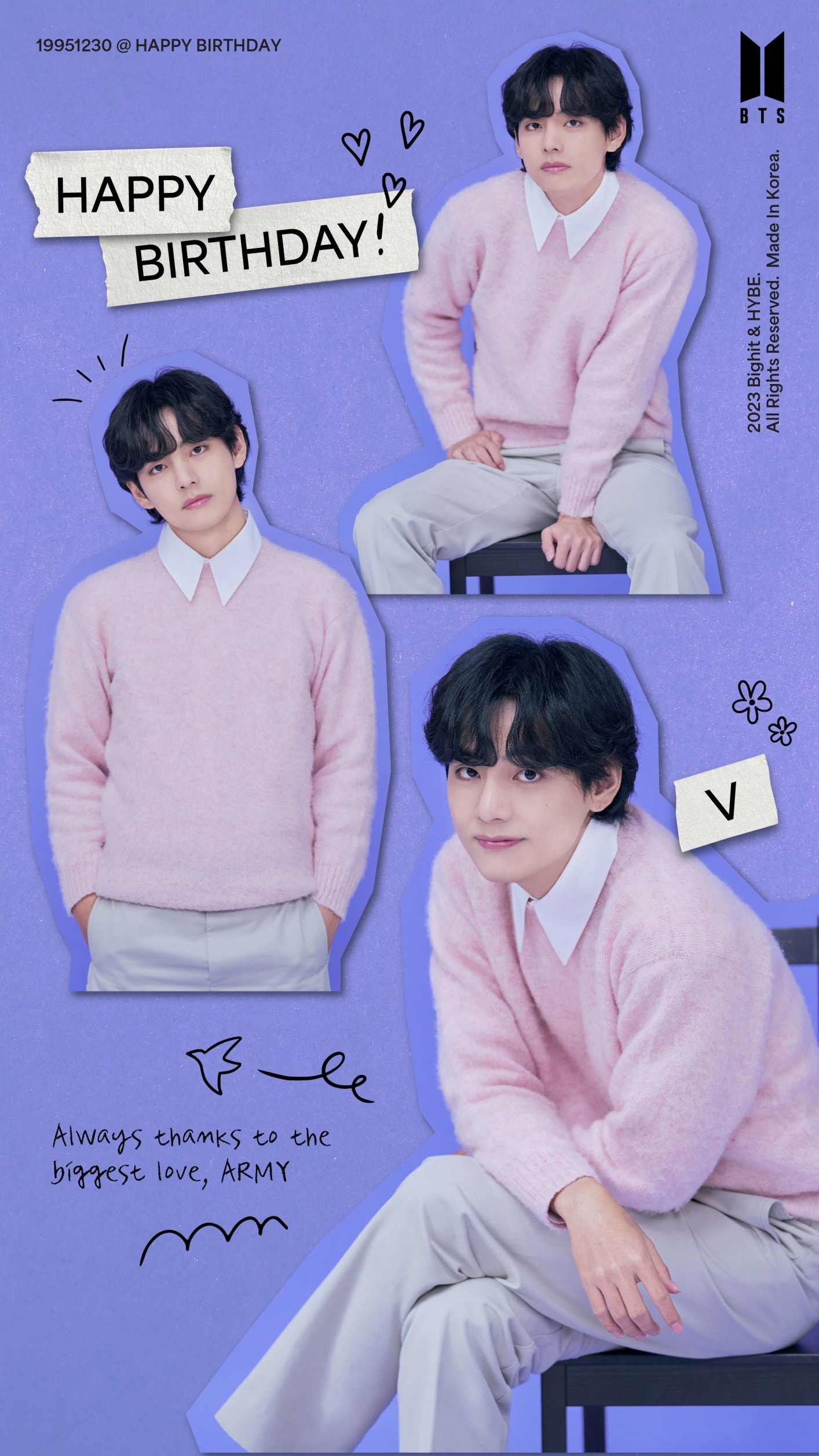 BTS Community Post - feliz aniversário meu tete, que sua vida seja longa e feliz, love you 💜🥹 # ...