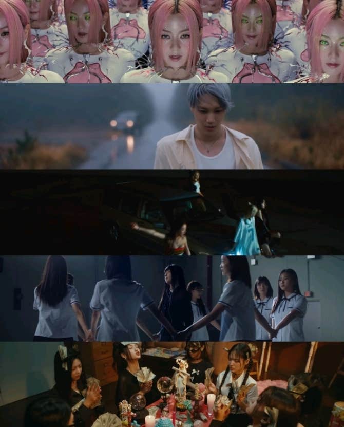 ILLIT Community Post - since Cho Giseok photoshoot is like Dito, horror ...