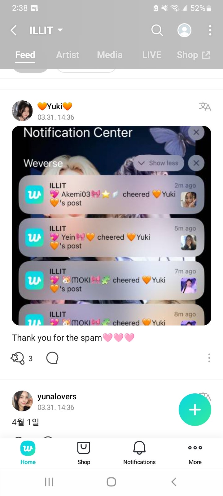 ILLIT Community Post - your welcome