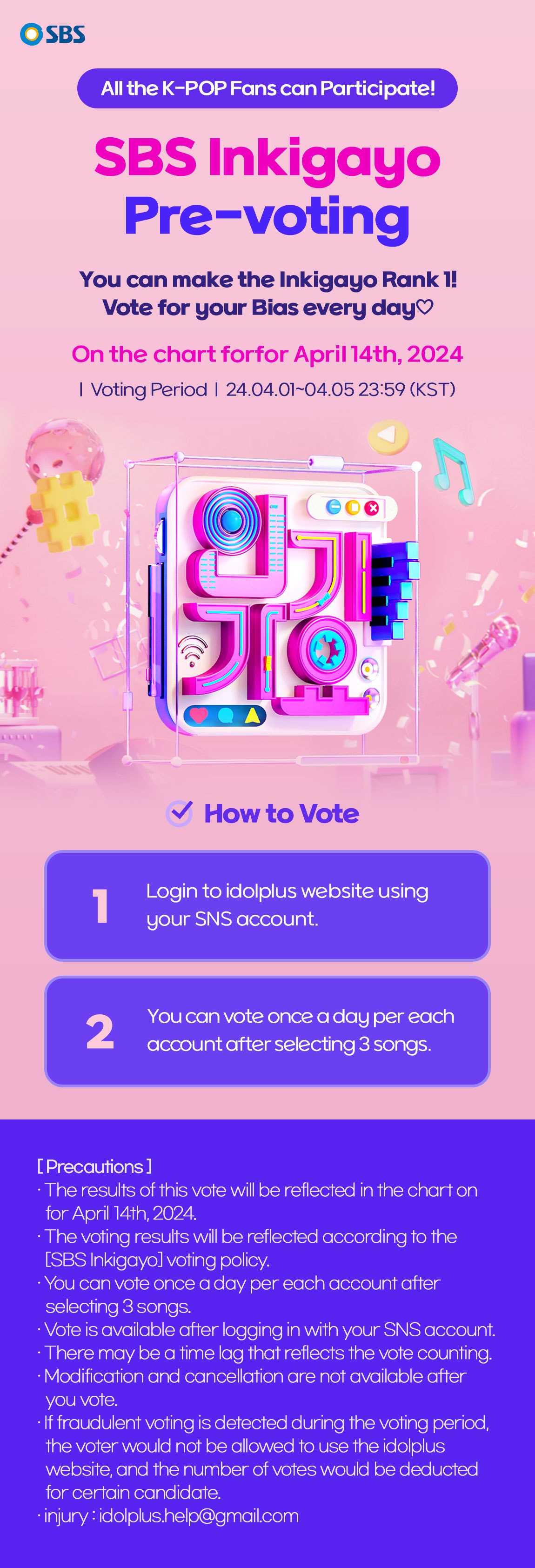 TOMORROW X TOGETHER Community Post - pre-voting for inkigayo (april ...