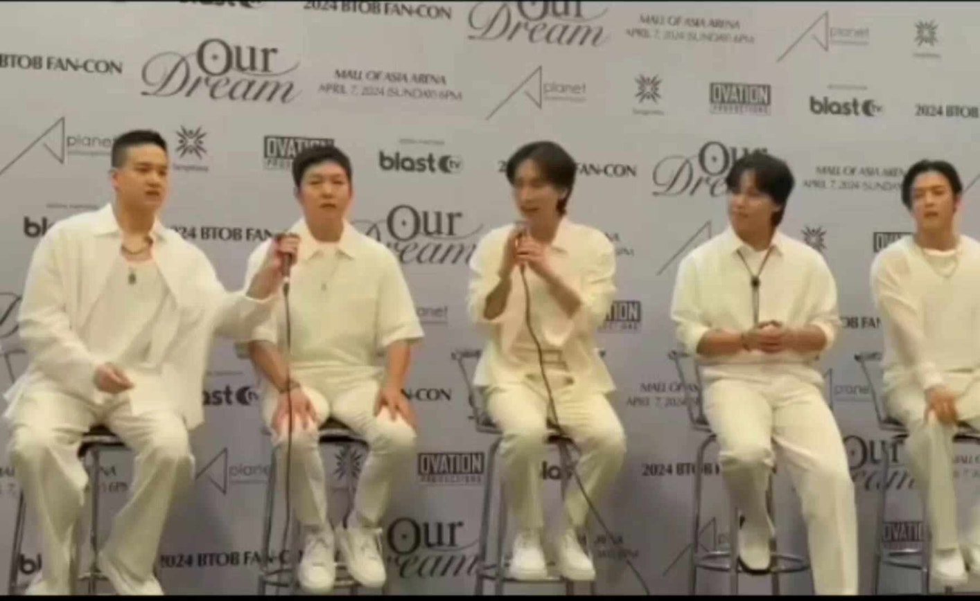 BTOB Community Posts - BTOB FAN-CON OUR DREAM IN MANILA PHILIPPINES 💙💙 ( BTOB PRESS CONFERENCE ...