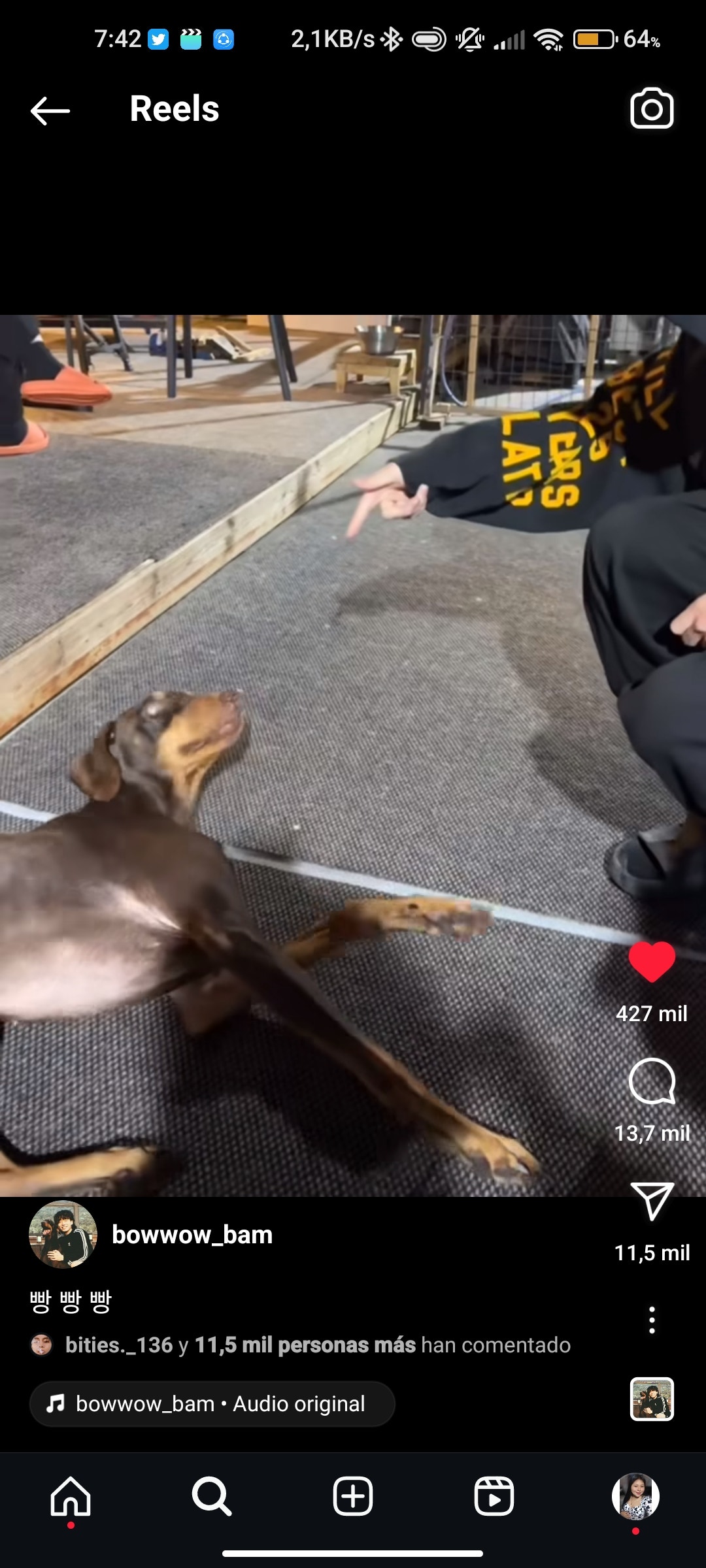 BTS Community Post - But they did hear jk's voice saying bam bam 🥺