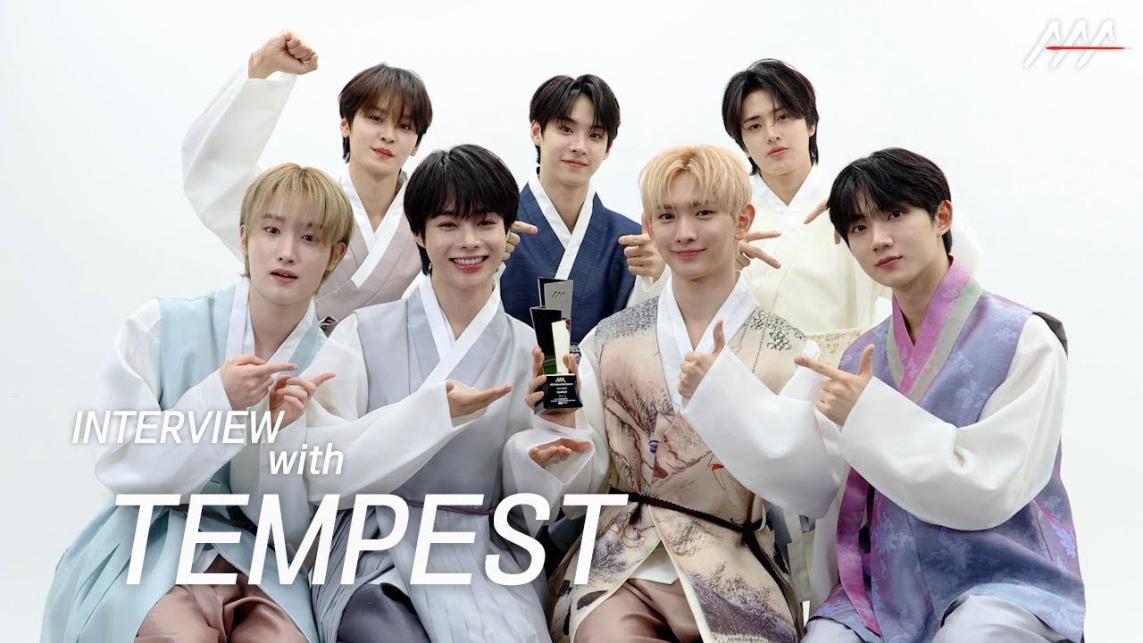 Weverse Weverse zone Media - INTERVIEW with TEMPEST | 2023 AAA Icon Award winning interview # ...