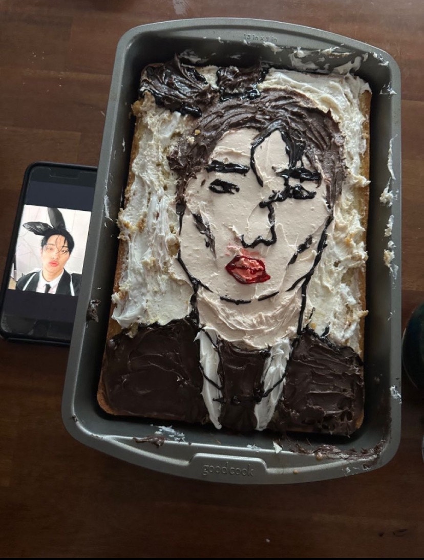 P1Harmony Community Post - i recreated kyo cake its look alike idc what ...