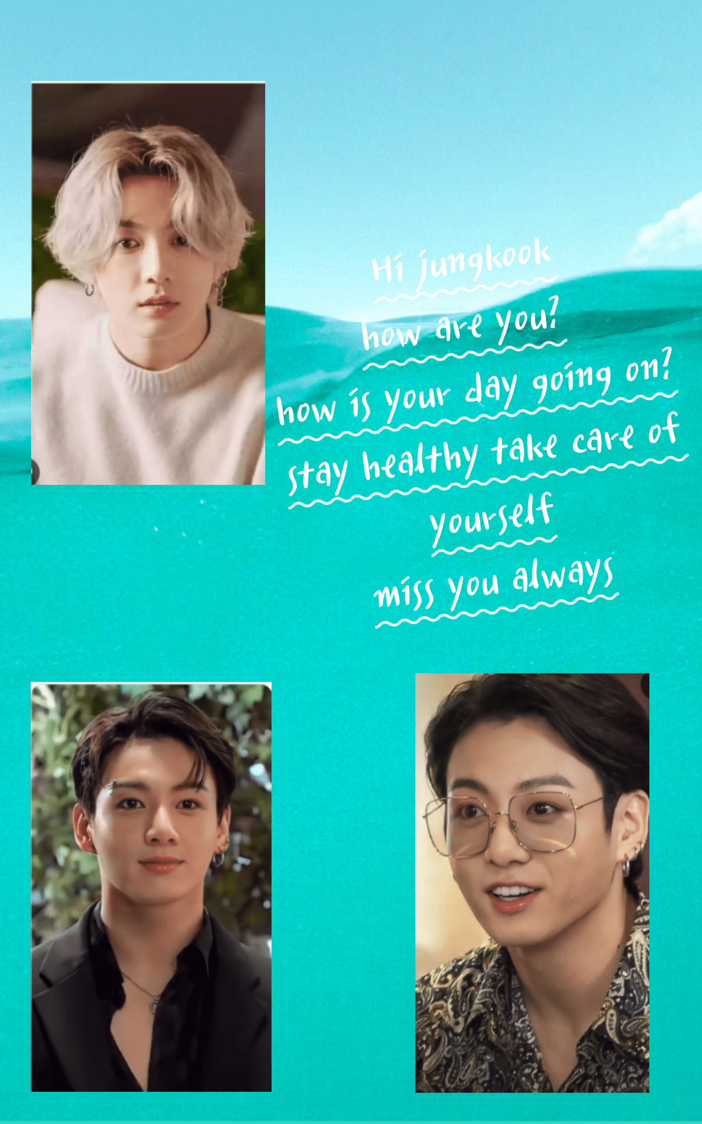 BTS Community Fan letter - Hi jungkook how are you? how is your day going on? stay healthy take ...