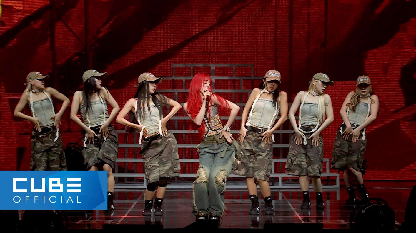 Weverse i-dle (아이들) Media - 우기(YUQI) - 'Red Rover' LIVE CLIP (FAN ...