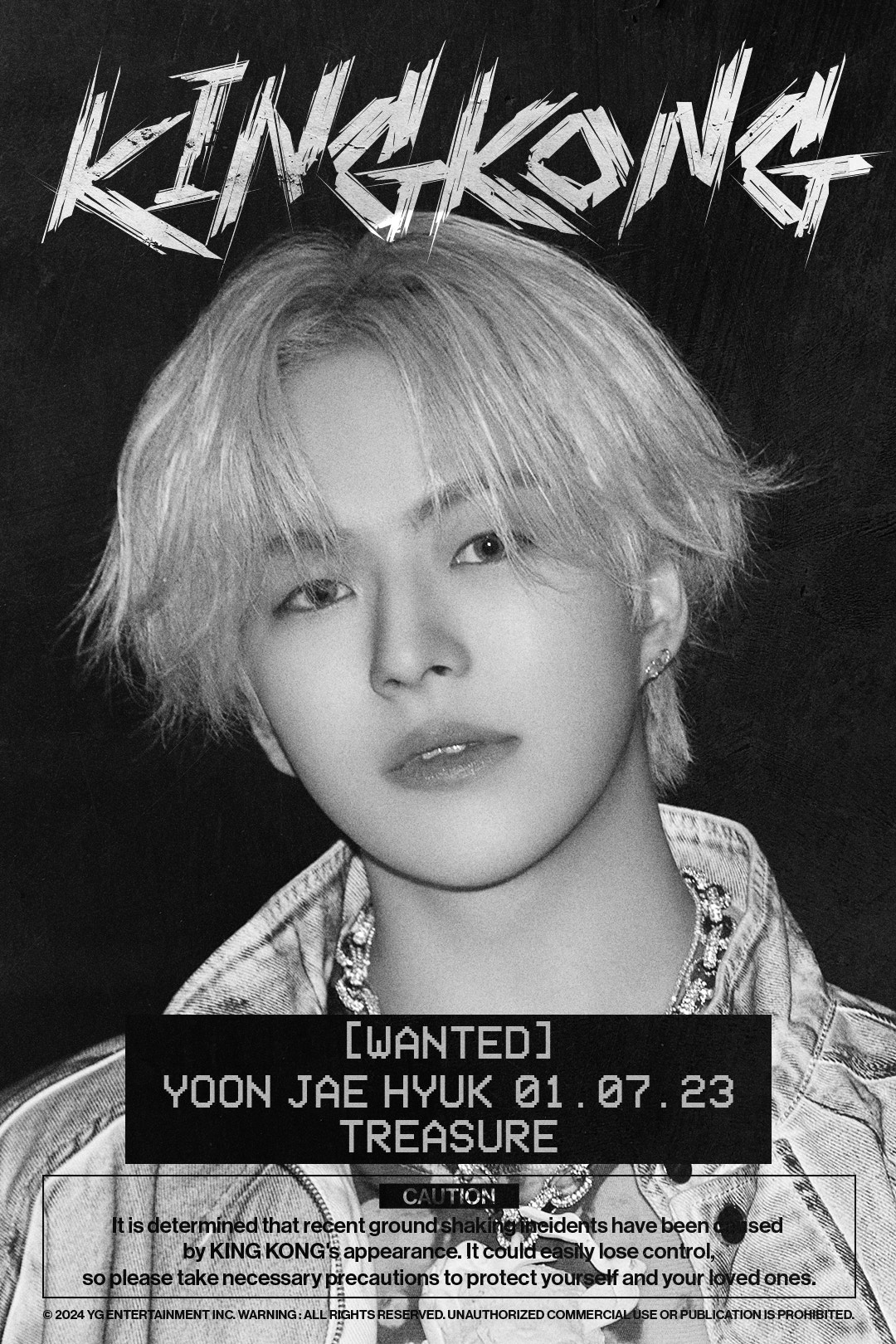 TREASURE - ‘KING KONG’ CONCEPT POSTER