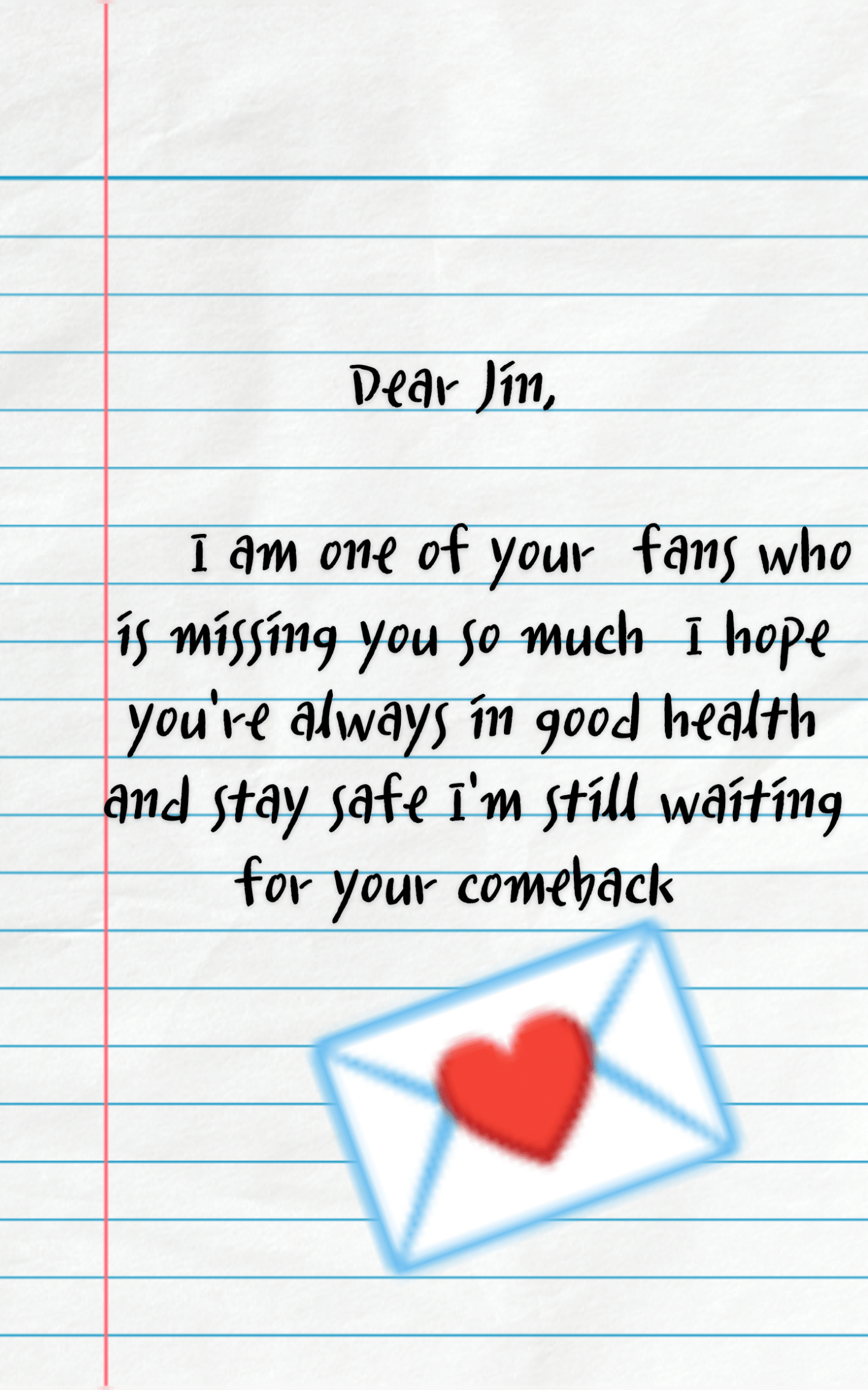 BTS Weverse Fan Letter