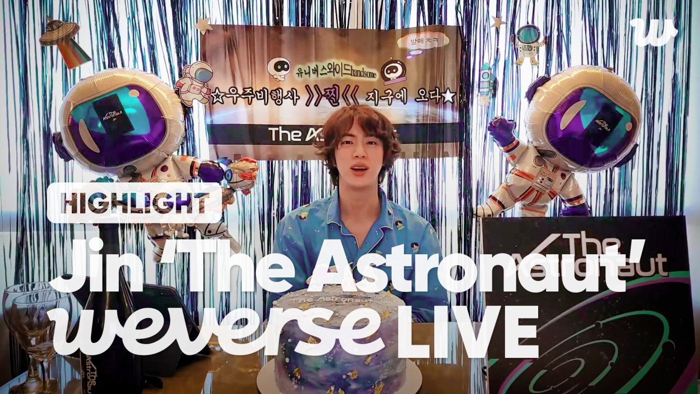 Weverse Weverse zone Media - Jin's [The Astronaut] was released one ...