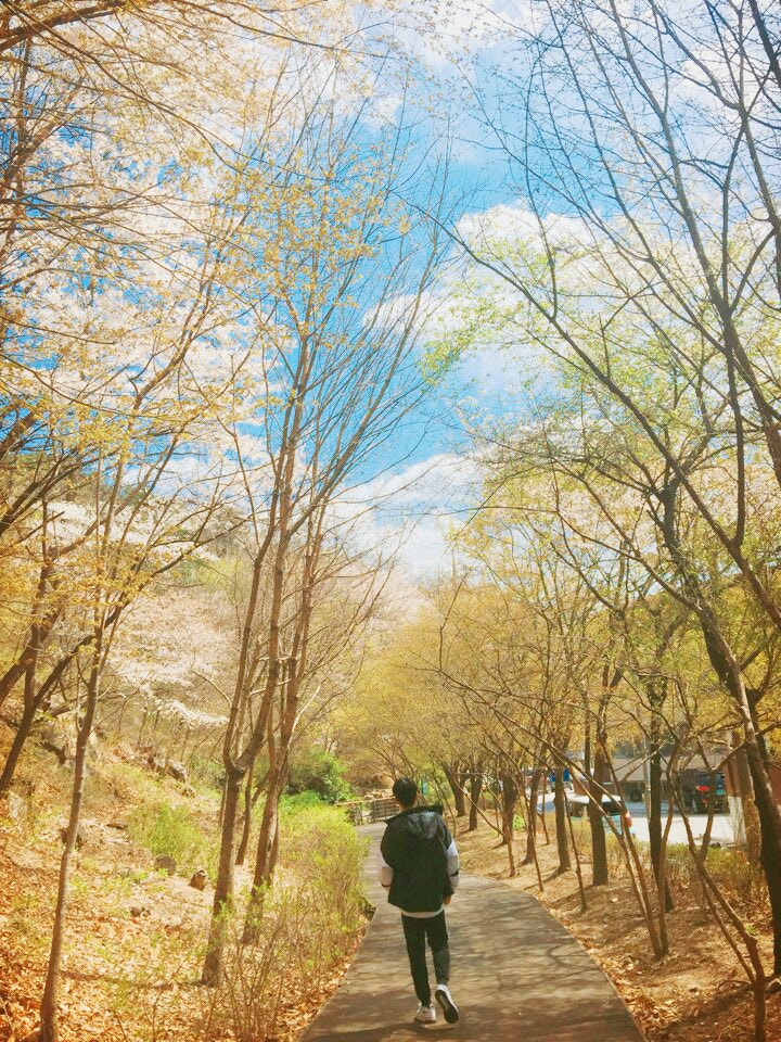 Lun8 Community Posts 중학교 때 날씨가 넘 좋은 날 찍은 사진🌸 Junwoo