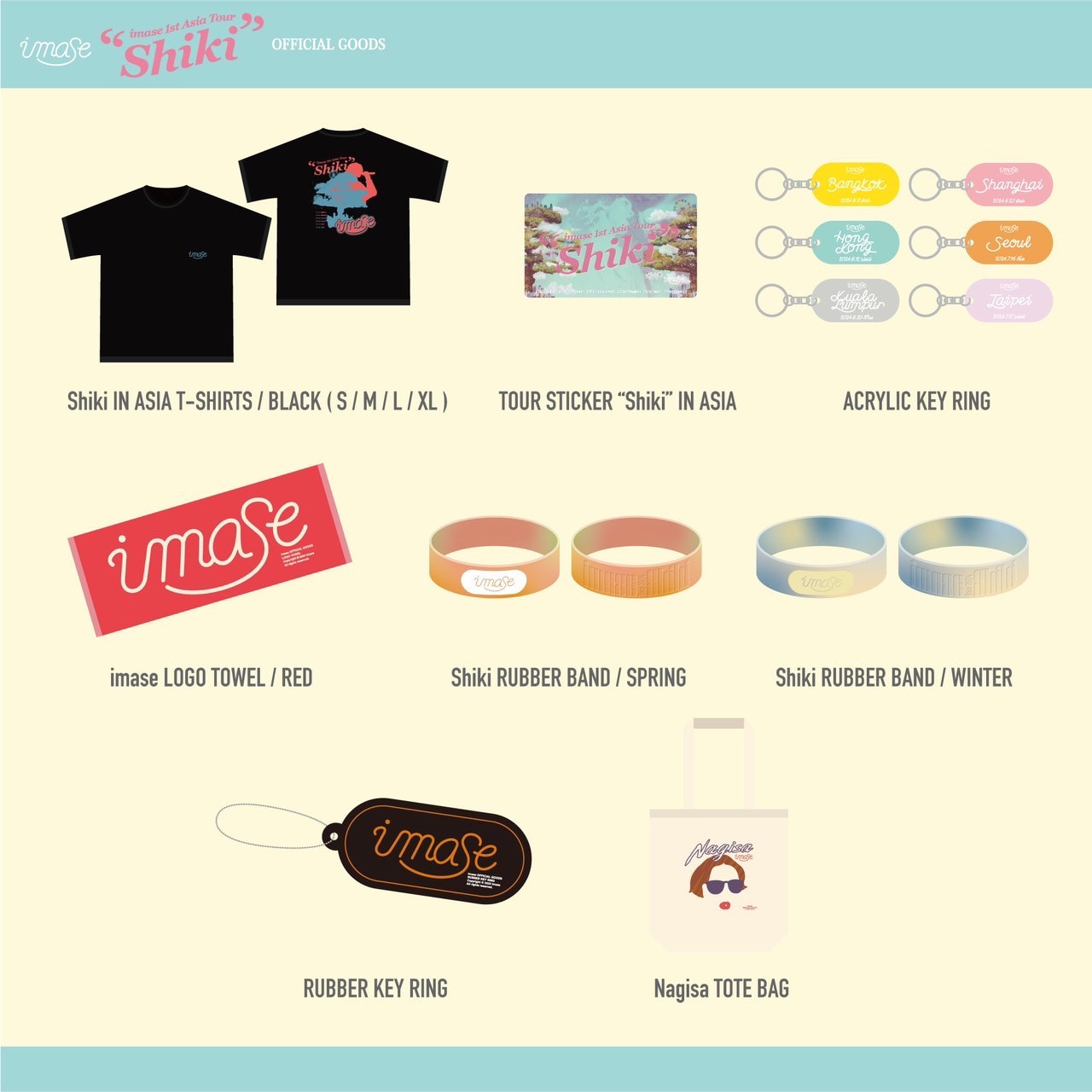 imase Community Posts - Unveiling the merchandise lineup for imase 1st ...