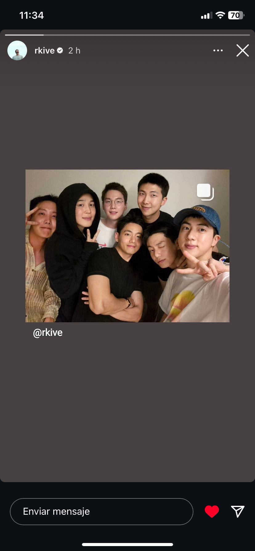 BTS Community Post - OMG gracias 🥹namjoon por todo estan todos hermoso los extraño mucho ...